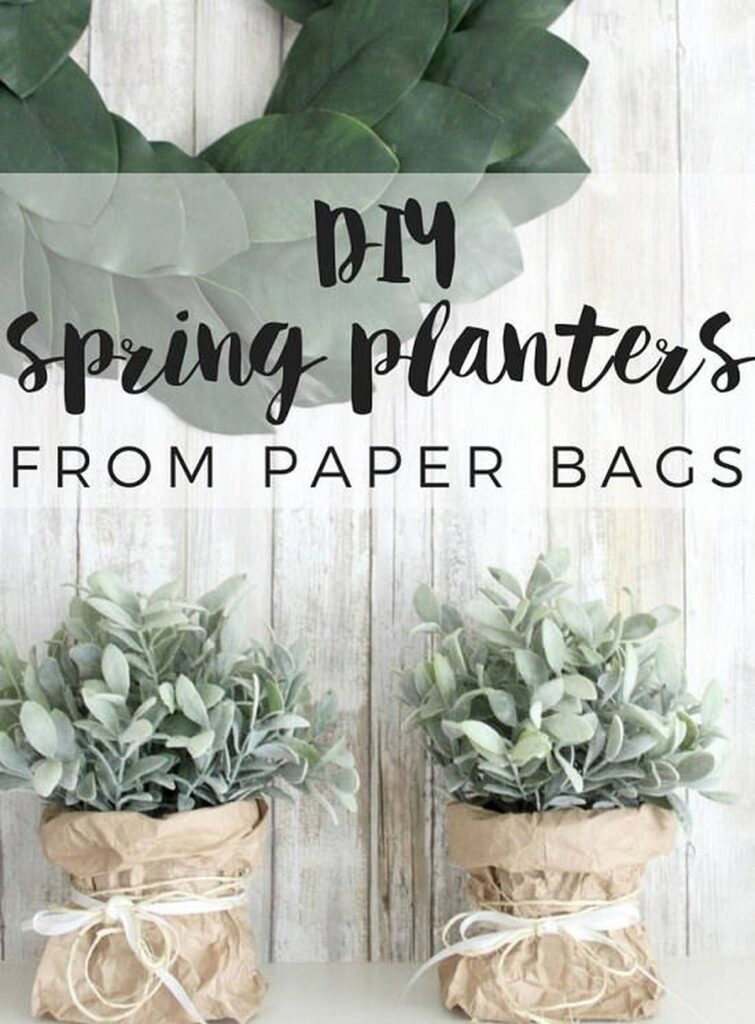 14 Charming Ways to Recycle Papers Into DIY Paper Plant Pots