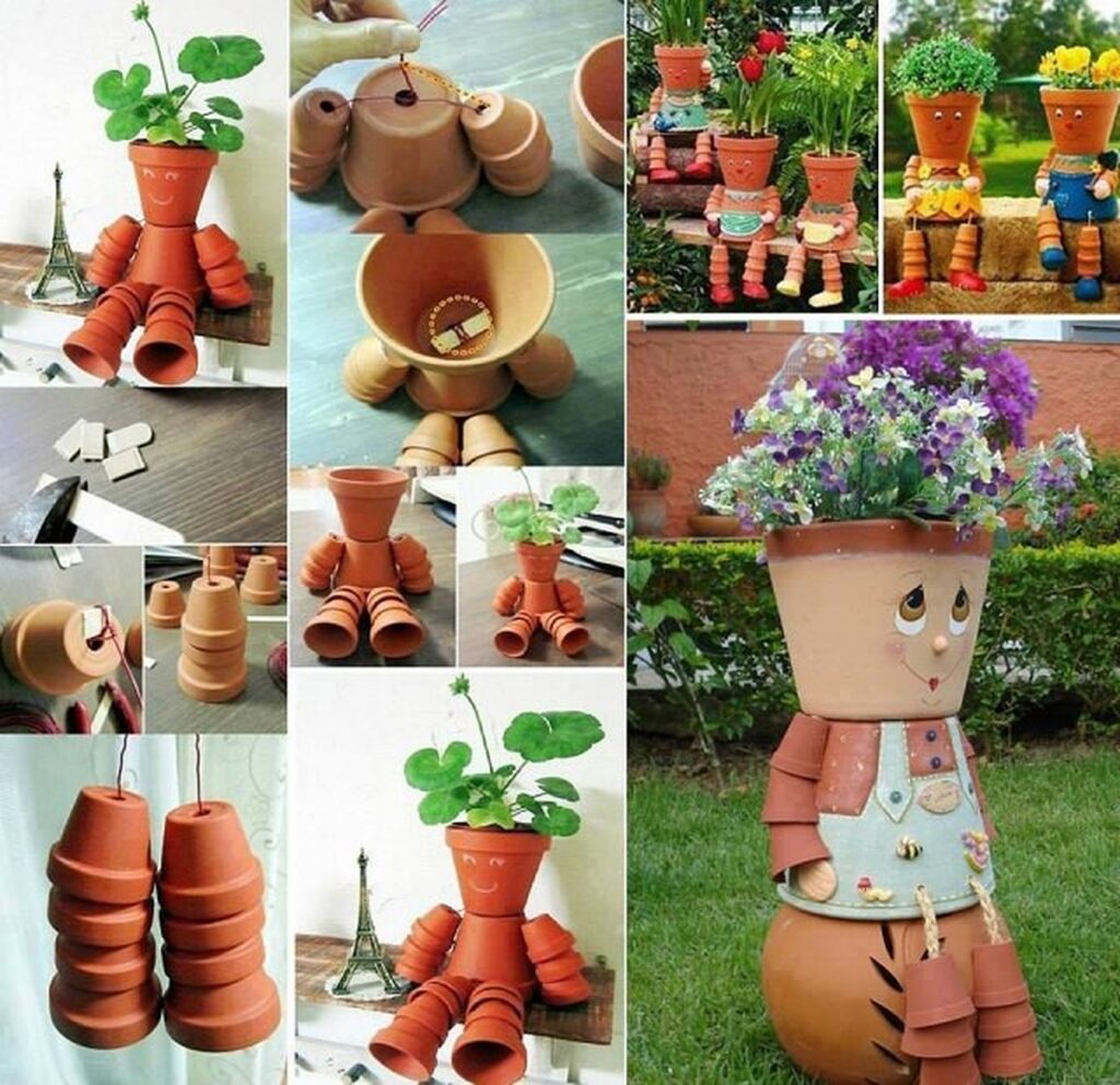 16 Lovely DIY Clay Pot Ideas for Garden That Will Impress Everyone