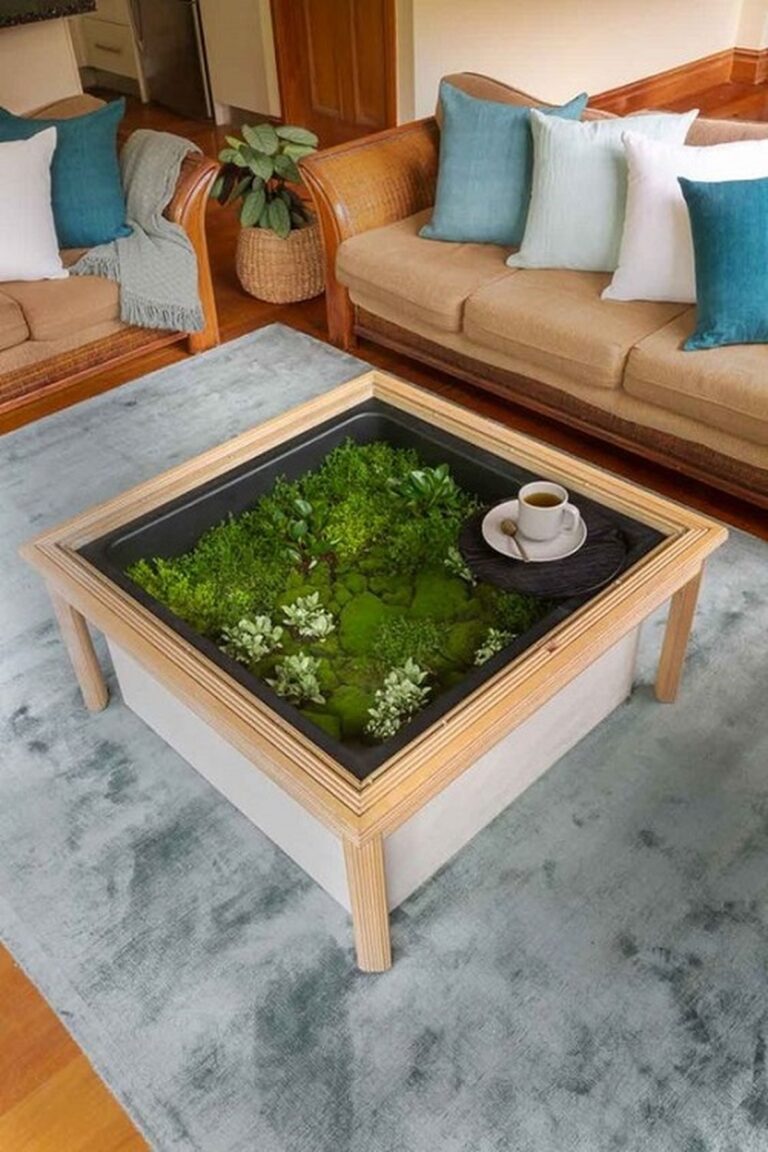 24 Fantastic DIY Plant Table Ideas That Brighten Any Home