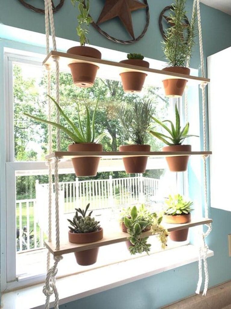 26 Charming Indoor Window Shelf Ideas for Plants to Brighten Up