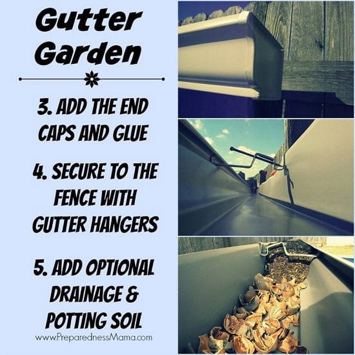 13 Clever Vertical DIY Rain Gutter Garden Ideas For Small Spaces