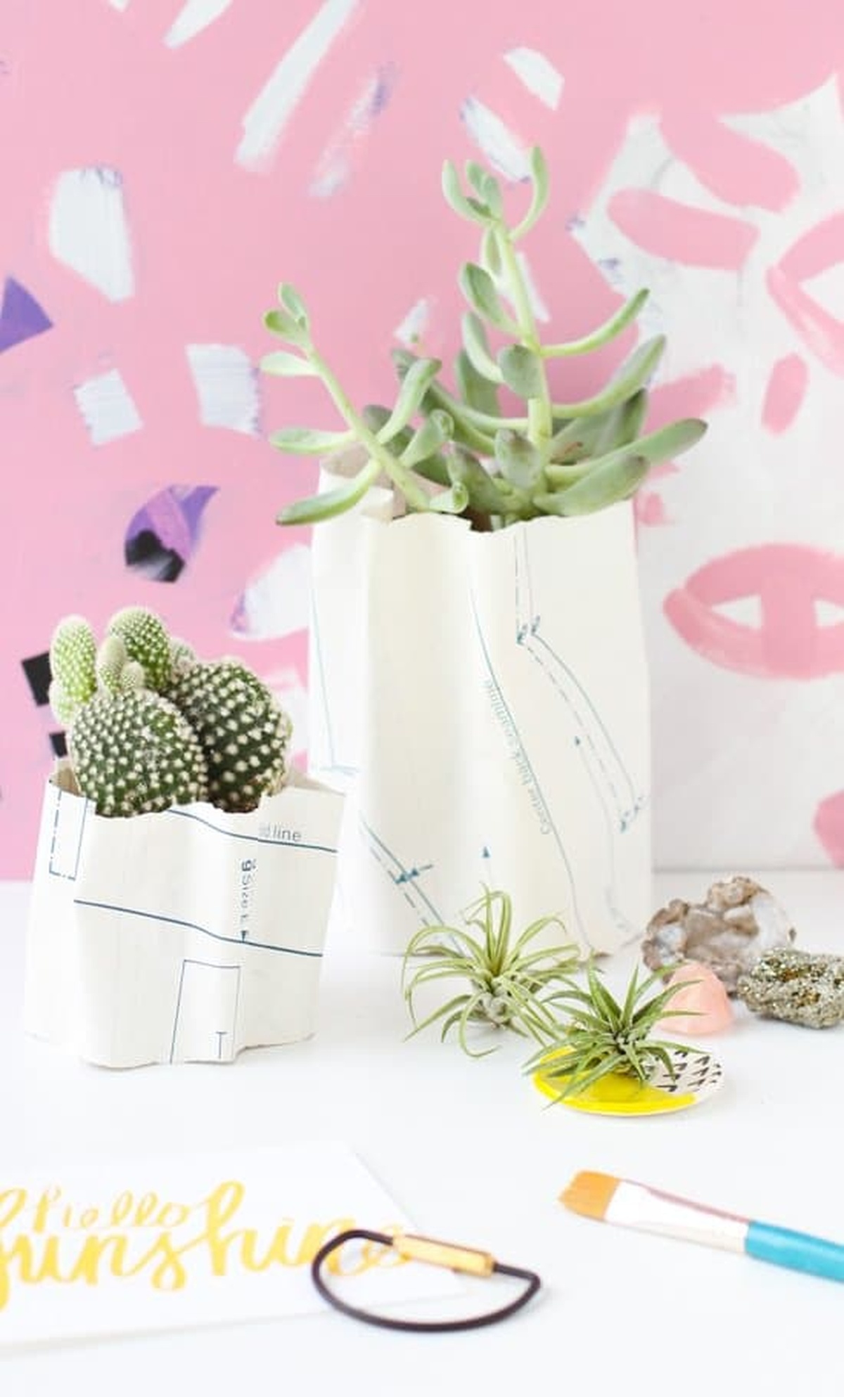 14 Charming Ways to Recycle Papers Into DIY Paper Plant Pots