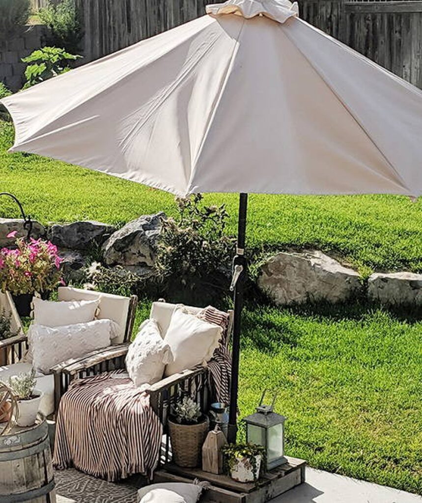 20 Charming DIY Garden Umbrella Ideas to Brighten Your Outdoors