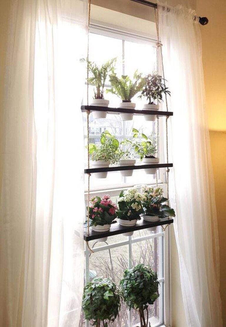 26 Charming Indoor Window Shelf Ideas for Plants to Brighten Up