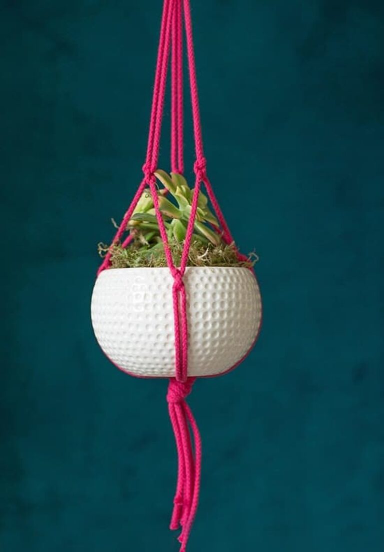24 DIY Rope Plant Hanger Ideas for Your Green Oasis