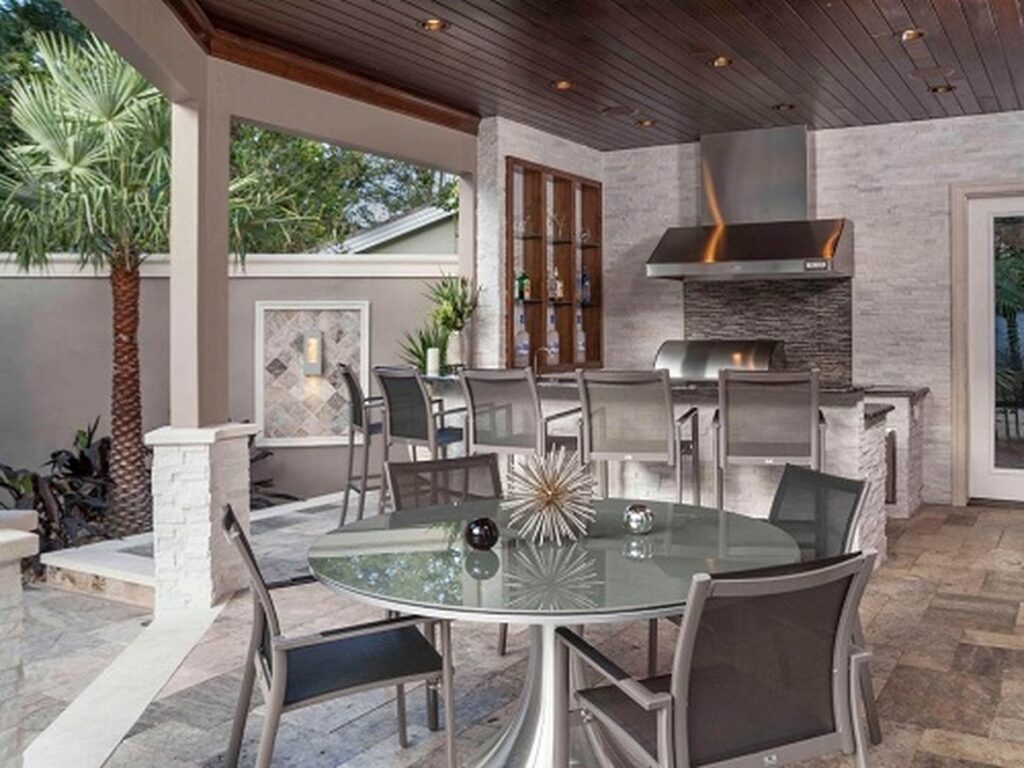 50 Stunning Big Outdoor Kitchen Ideas for Dreamy Backyard Cooking