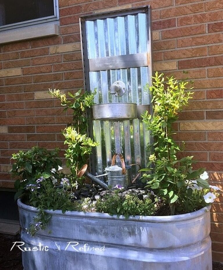 28 Stunning DIY Outdoor Water Fountain Ideas for Your Garden