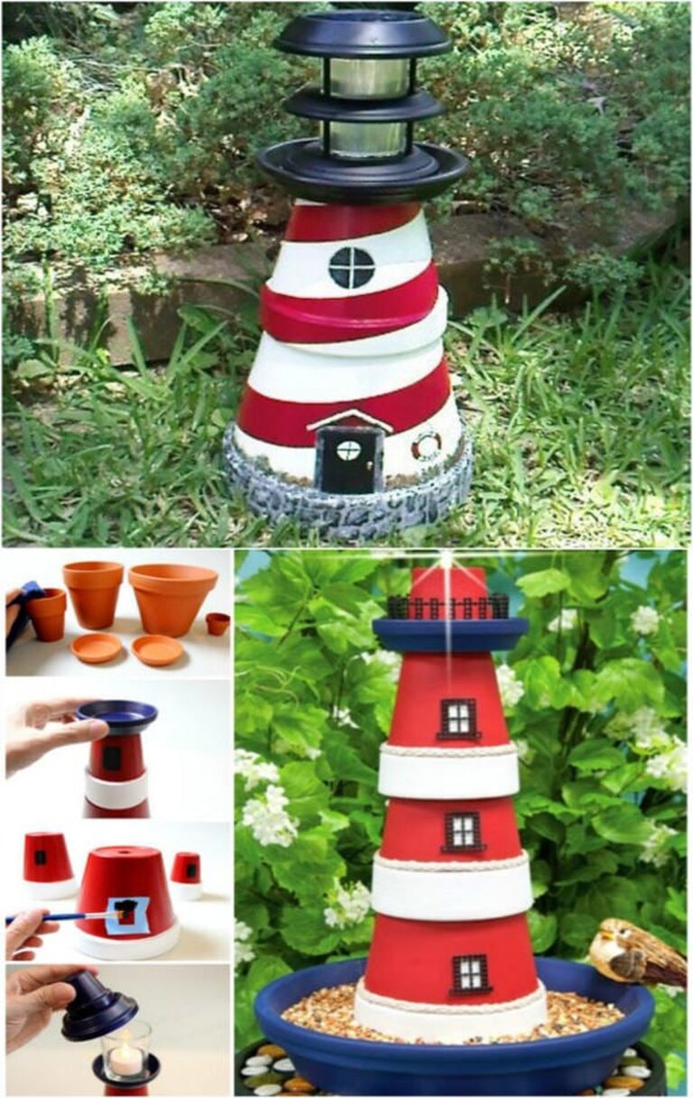 18 Charming DIY Stacked Pot Ideas for Garden Enthusiasts