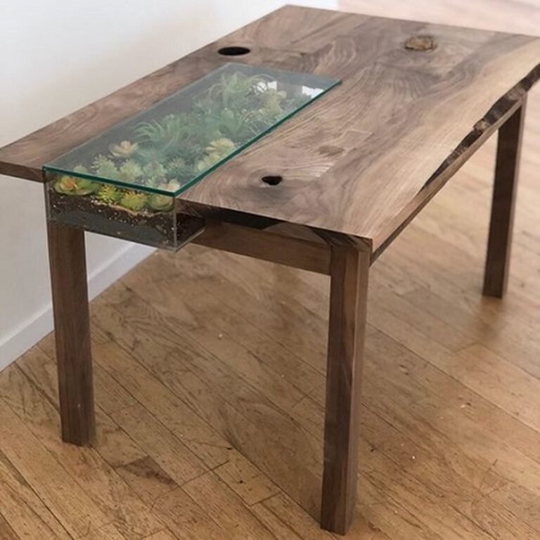 24 Fantastic DIY Plant Table Ideas That Brighten Any Home