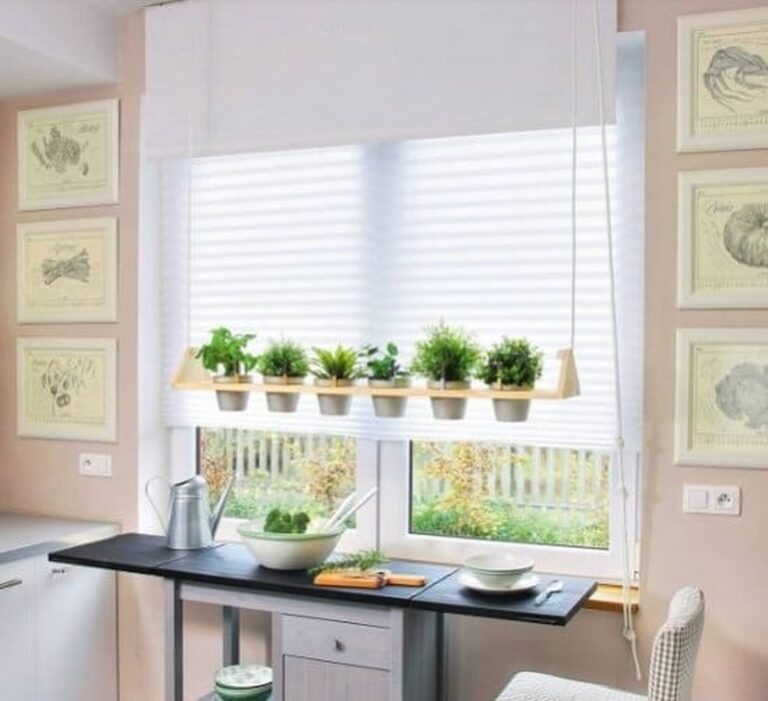 16 Efforless DIY Indoor Window Gardens You'll Love