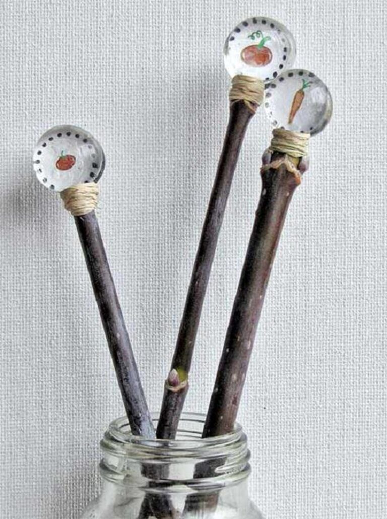23 Amazing DIY Garden Stake Ideas That Spark Joy