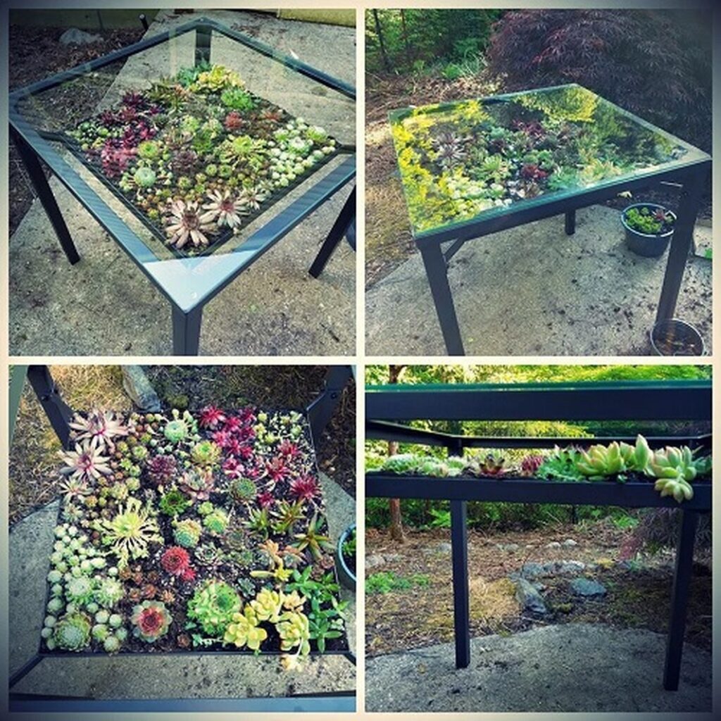 24 Fantastic DIY Plant Table Ideas That Brighten Any Home