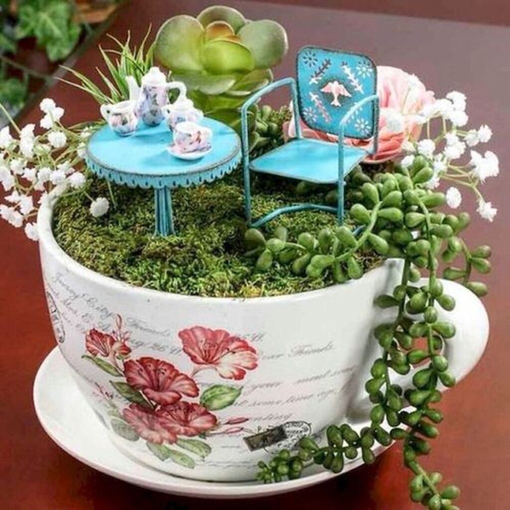 31 Adorable DIY Teacup Garden Ideas Everyone Will Love