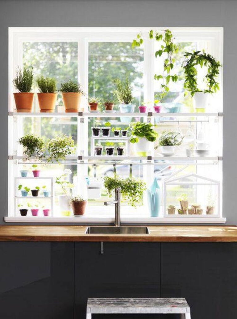 23 Brilliant Window Herb Garden Ideas for Fresh Home Cooking