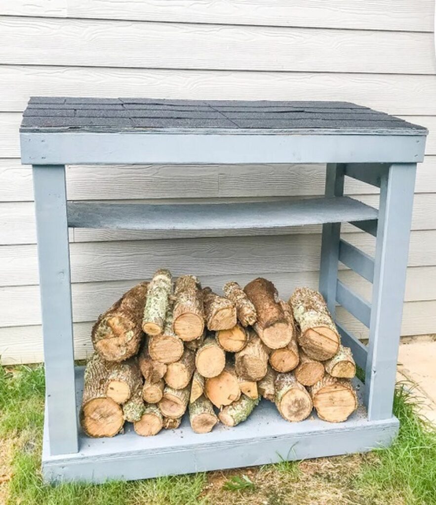 30 Amazing Homemade DIY Firewood Racks Ideas for Any Space
