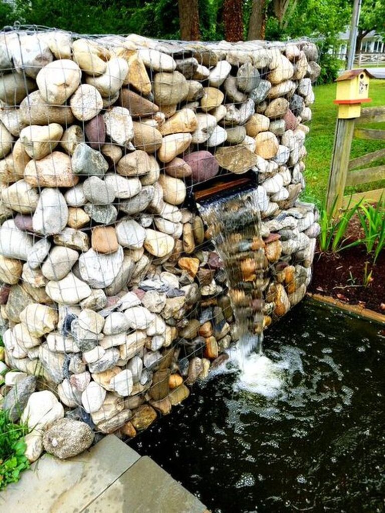 24 Delightful Gabion Plant Stand Ideas for Your Outdoor Oasis