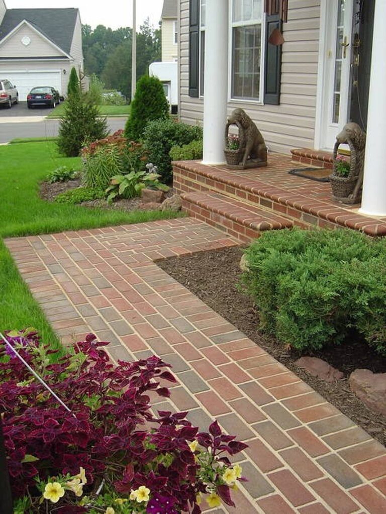 36 Charming Brick Pathway Ideas to Transform Your Garden