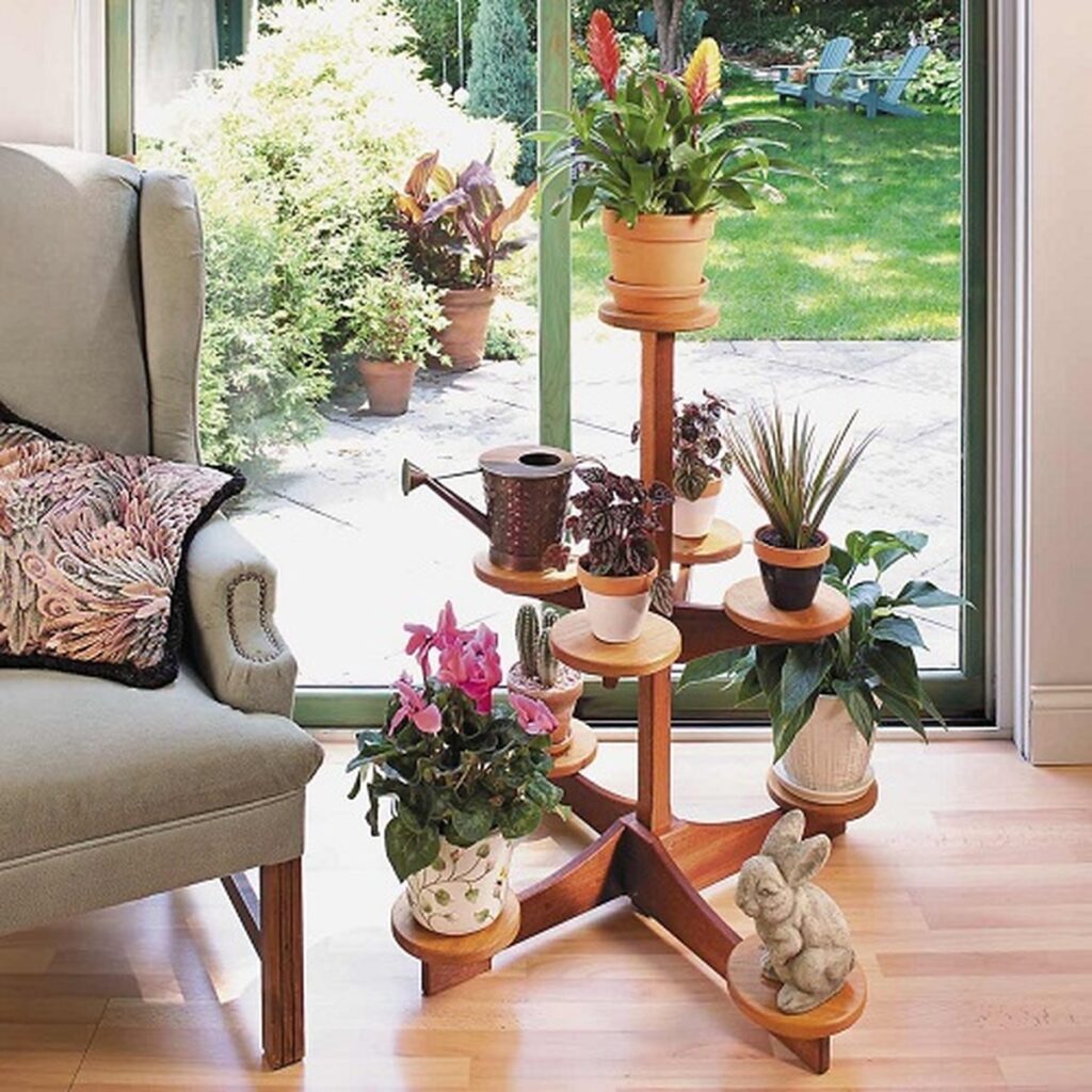 25 Gorgeous Indoor Plant Stands Ideas That Brighten Any Home