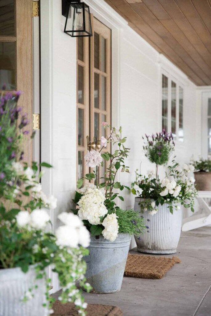 32 Stunning Entryway Decor Ideas With Plants That Welcome Home
