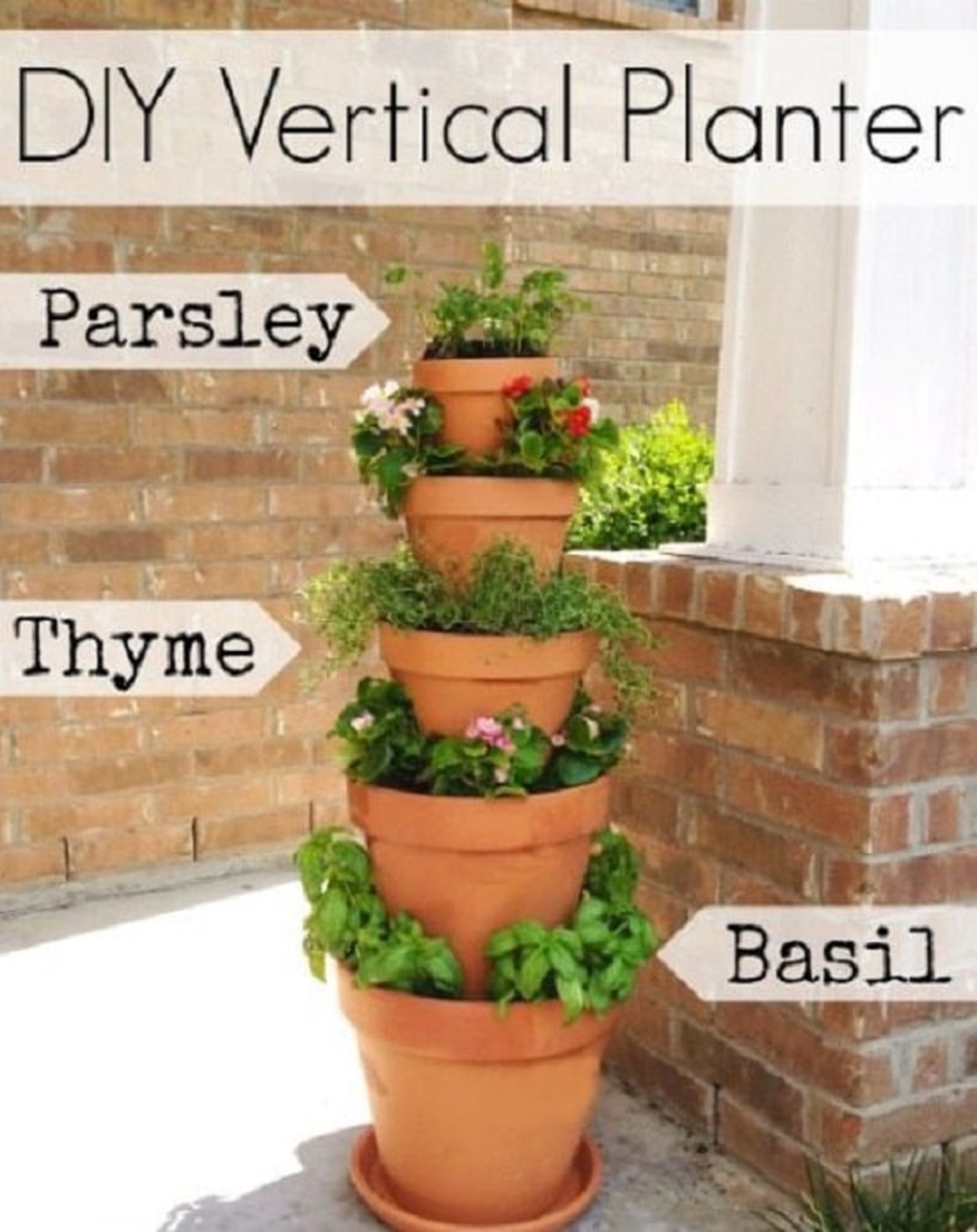12 Clever Space Saver DIY Herb Tower Ideas for Small Gardens