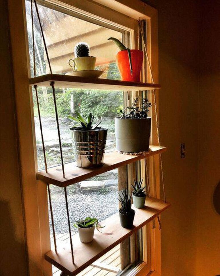 26 Charming Indoor Window Shelf Ideas for Plants to Brighten Up