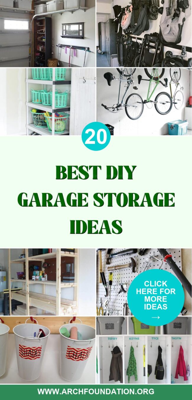 20 DIY Garage Storage Solutions That Save Money and Space