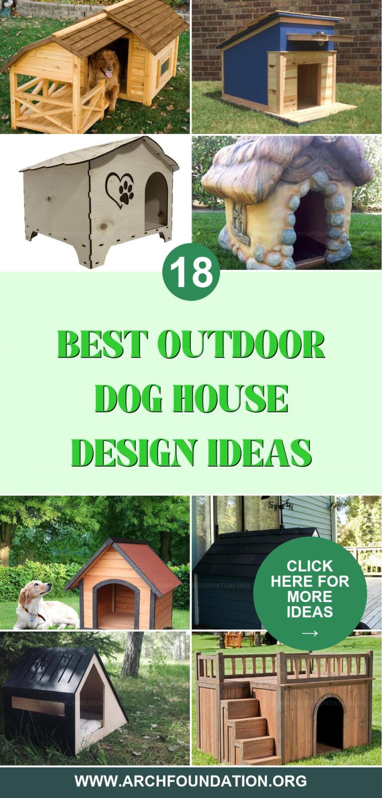 18 Adorable Outdoor Dog House Designs Your Pet Will Love