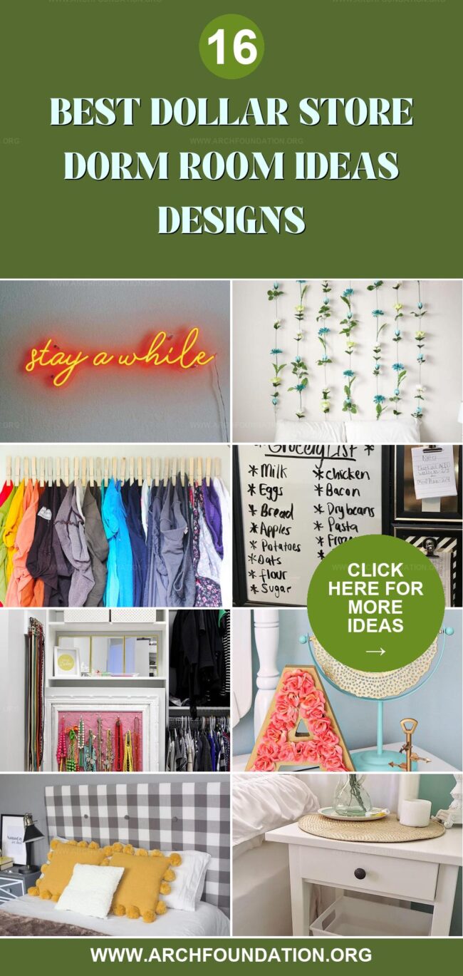 16 Perfect Dorm Decor Ideas from the Dollar Store