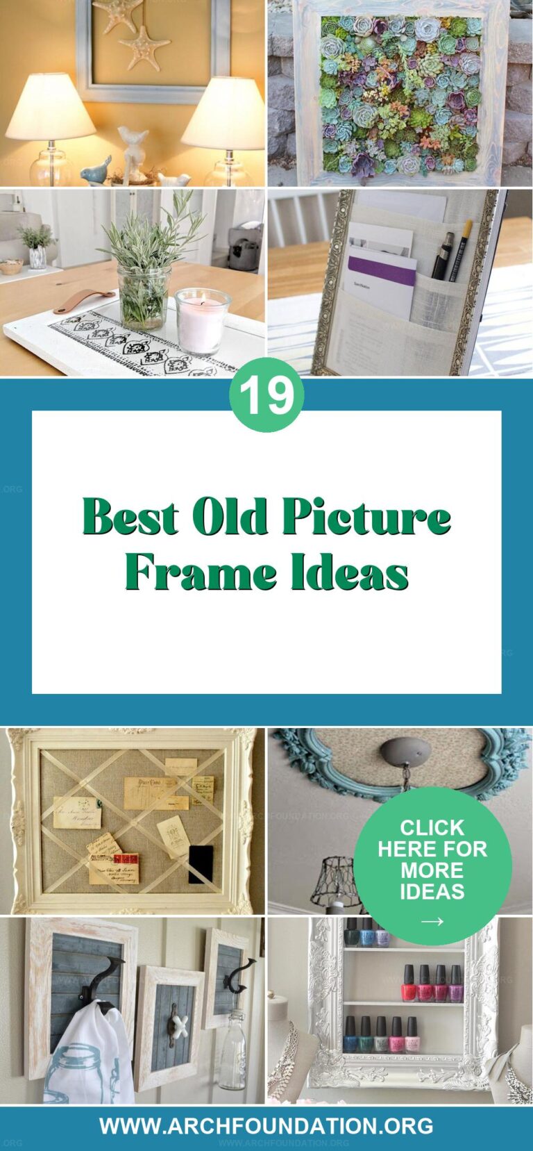 19 Ways to Transform Old Frames into Artful Decor