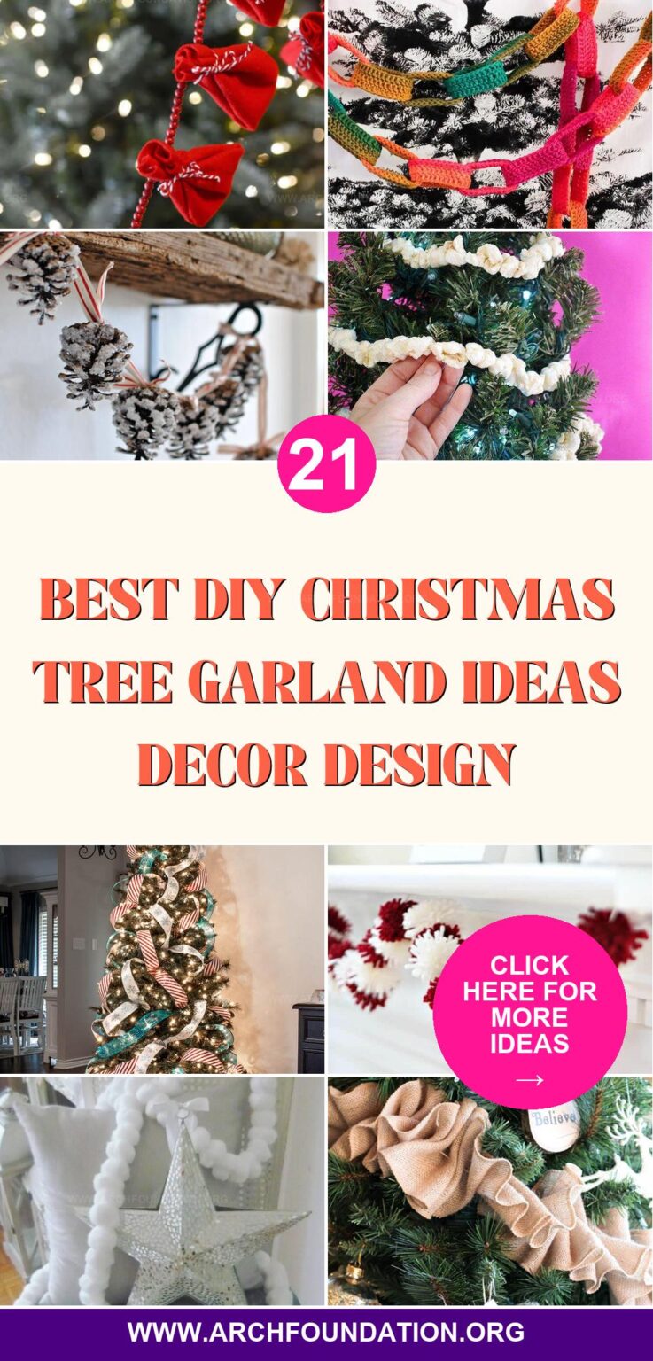 21 Joyful DIY Garland Ideas for Your Christmas Tree