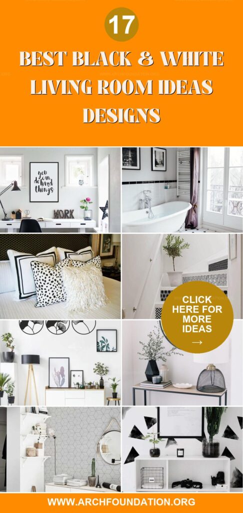 17 Modern Black and White Decor Ideas for a Stunning Space
