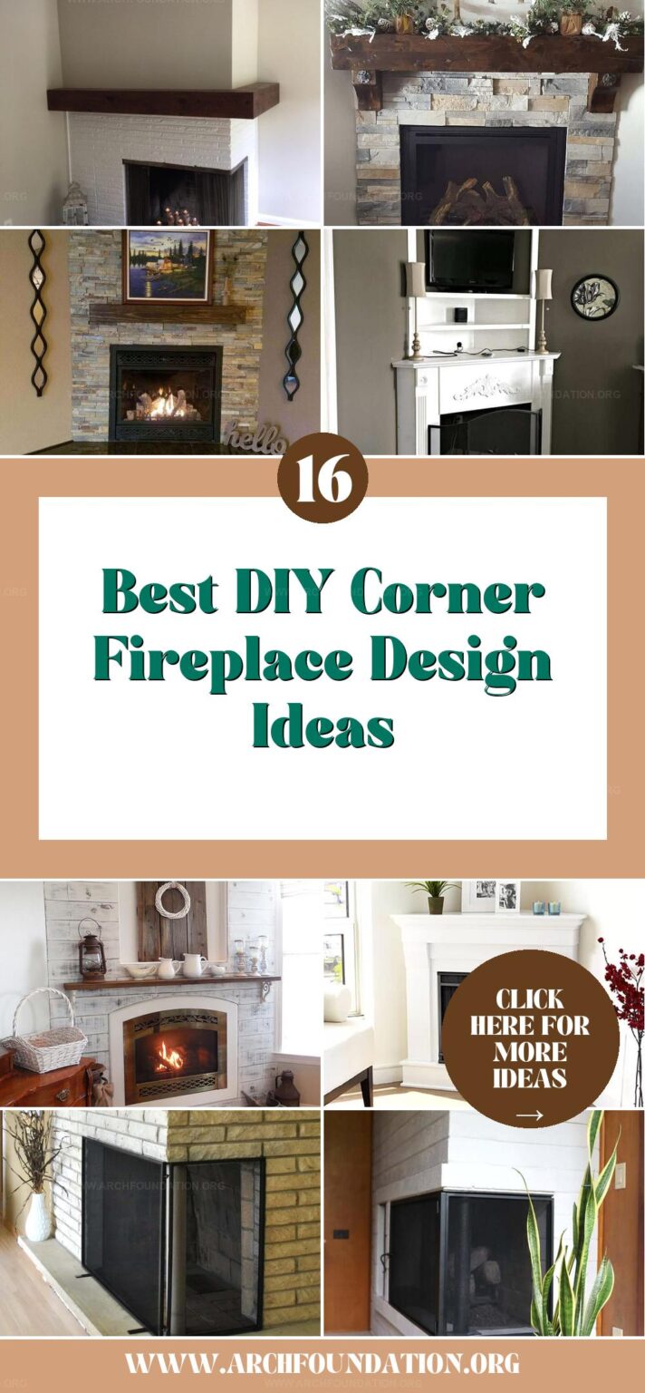 16 Stylish DIY Corner Fireplaces to Warm Up Your Home