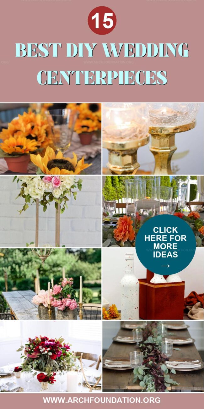 15 DIY Wedding Centerpieces to Dazzle on Your Big Day