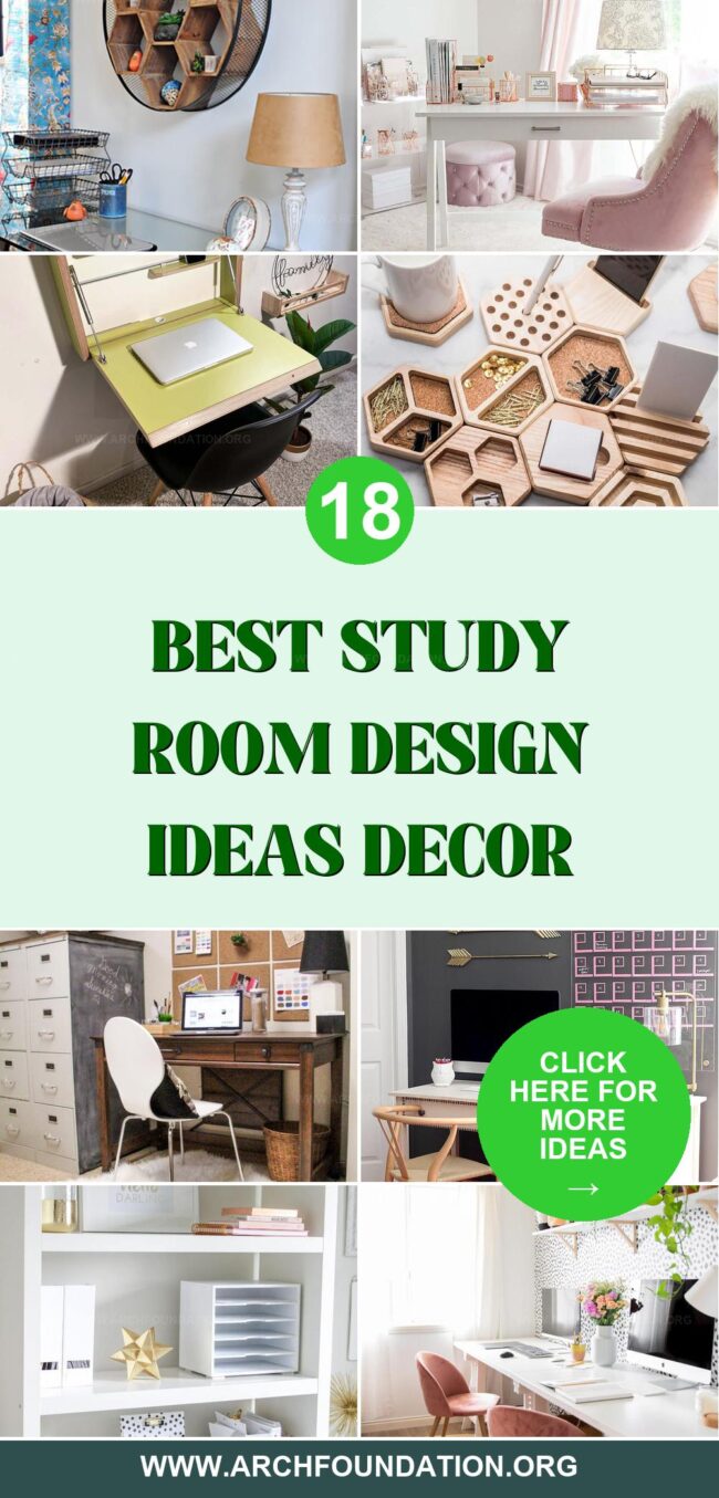 18 Study Room Setups to Enhance Focus and Creativity