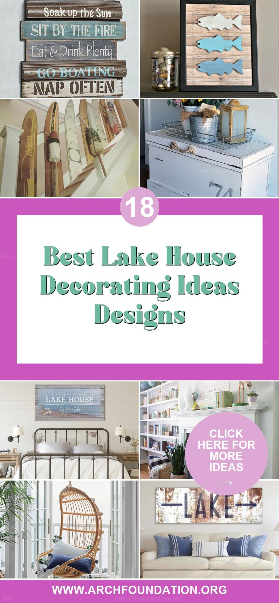 18 Simple and Stylish Lake House Decor Ideas for a Comforting Retreat