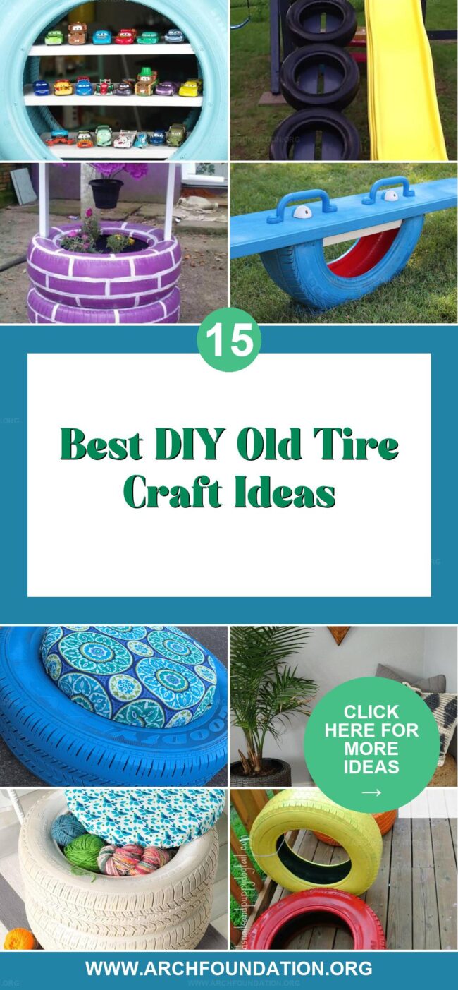 15 Innovative DIY Projects Using Old Tires for Home Decor