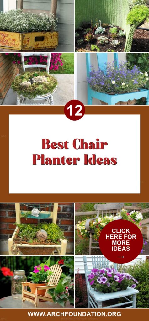 12 Unique Chair Planter Ideas to Elevate Your Garden's Look