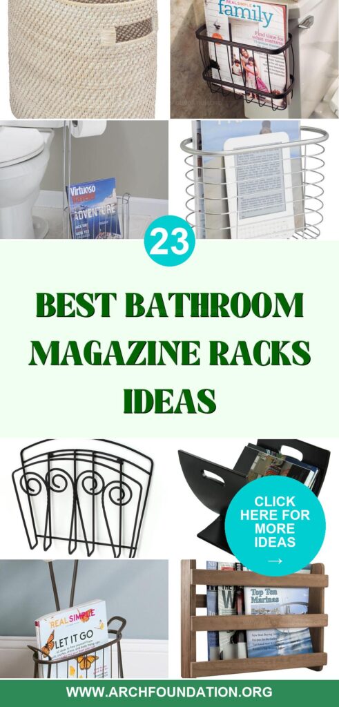 23 Stylish and Functional Bathroom Magazine Racks to Adore