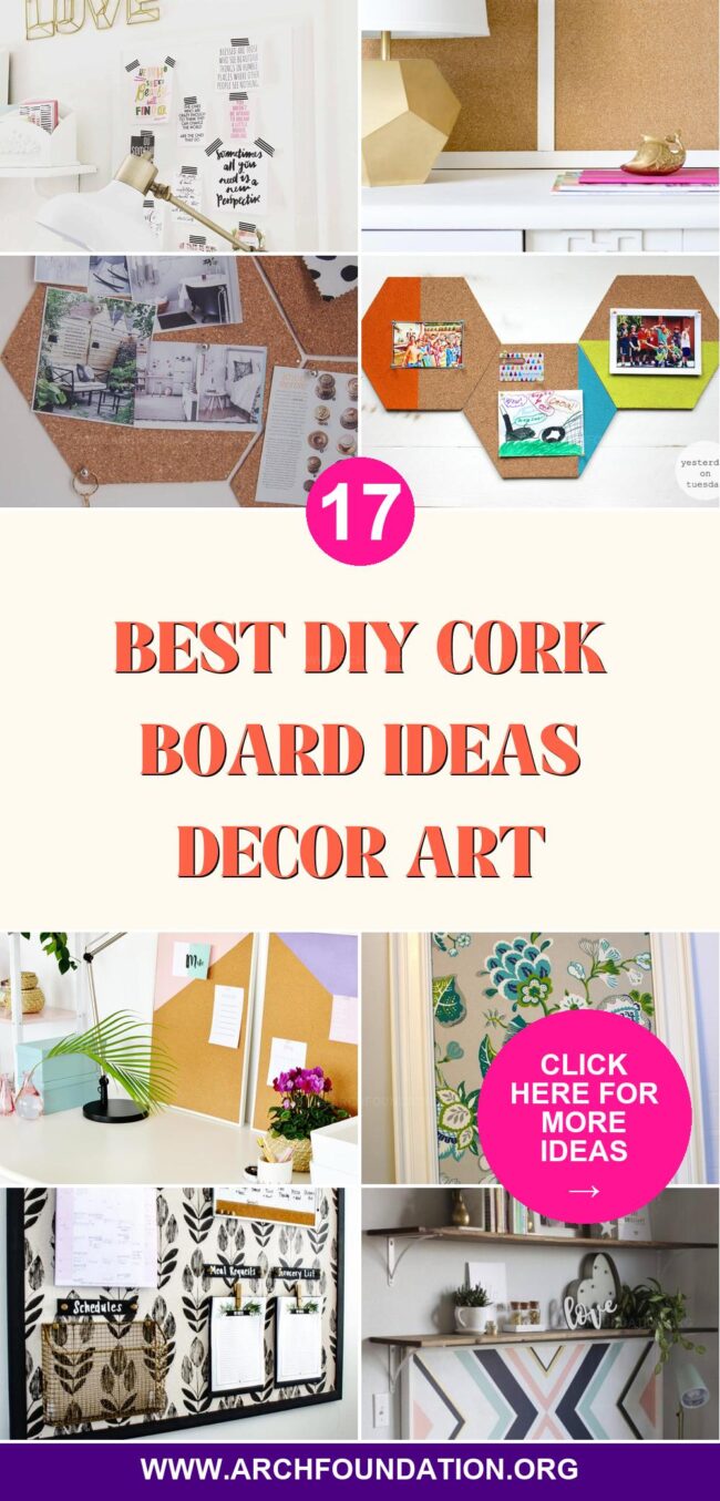 17 Clever DIY Cork Board Designs for Organizing and Decorating