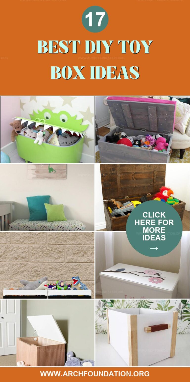 17 Brilliant DIY Toy Box Projects to Organize Your Child's Room