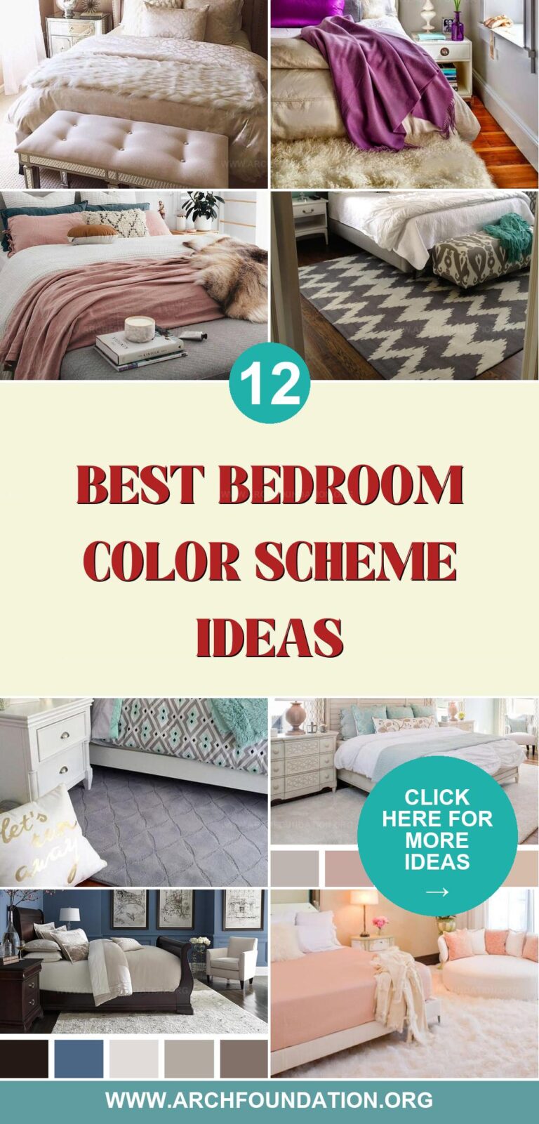 12 Stunning Bedroom Color Scheme Ideas for Your Chic Remodel