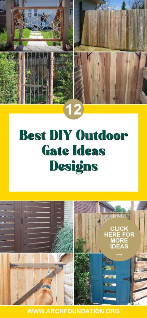 12 Creative Outdoor Gate Ideas to Highlight Your Garden