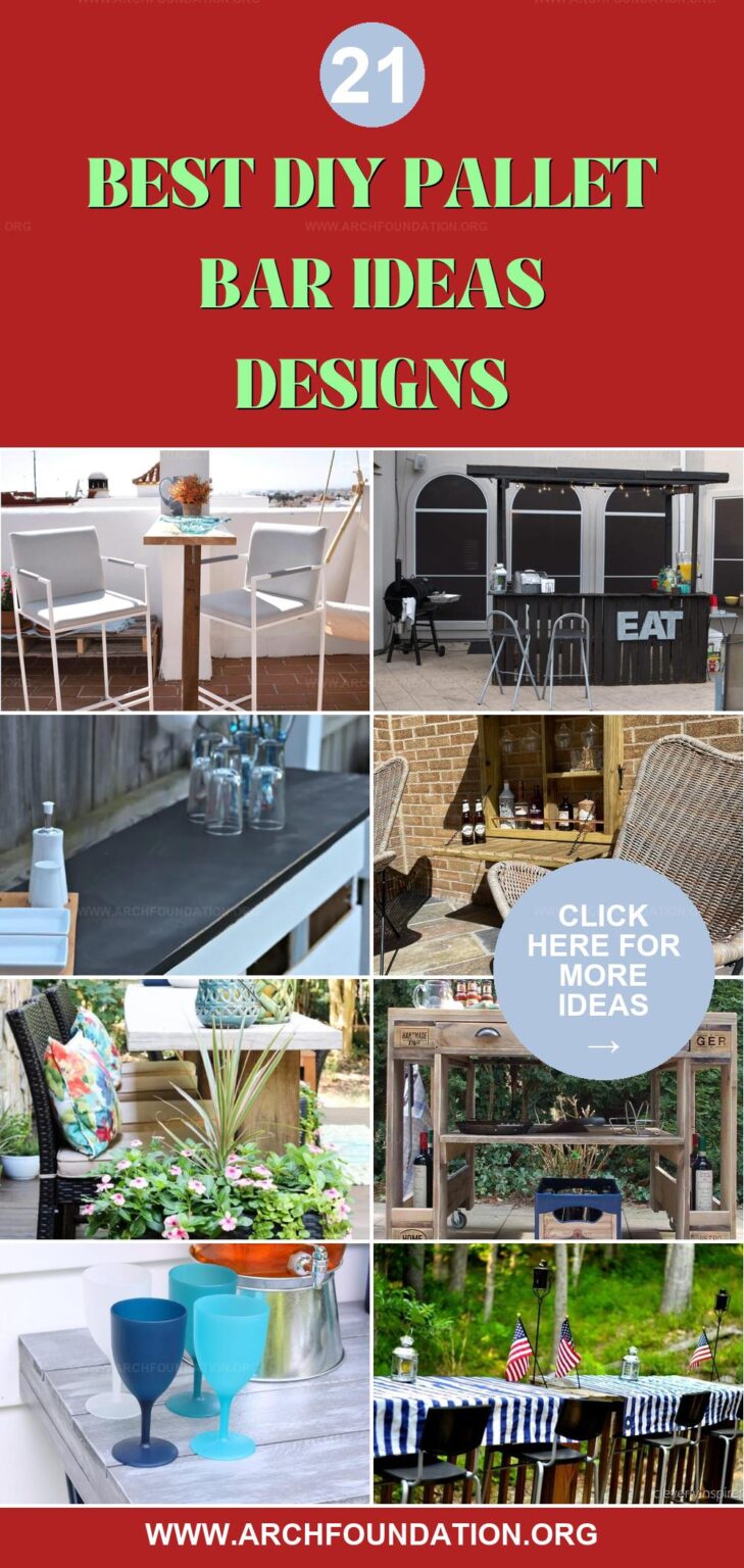 21 Fun Pallet Bar Ideas to Try at Home on a Budget