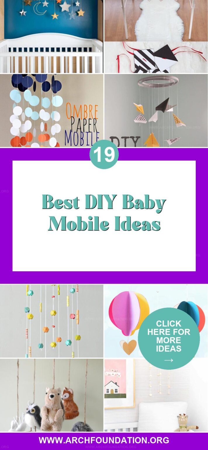 19 Cute DIY Baby Mobiles to Delight Your Baby