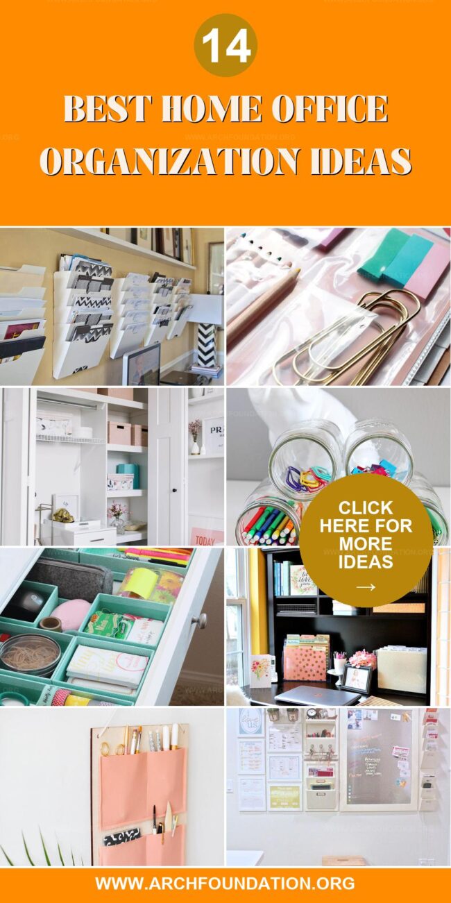14 Clever Ideas to Organize Your Home Office Like a Pro