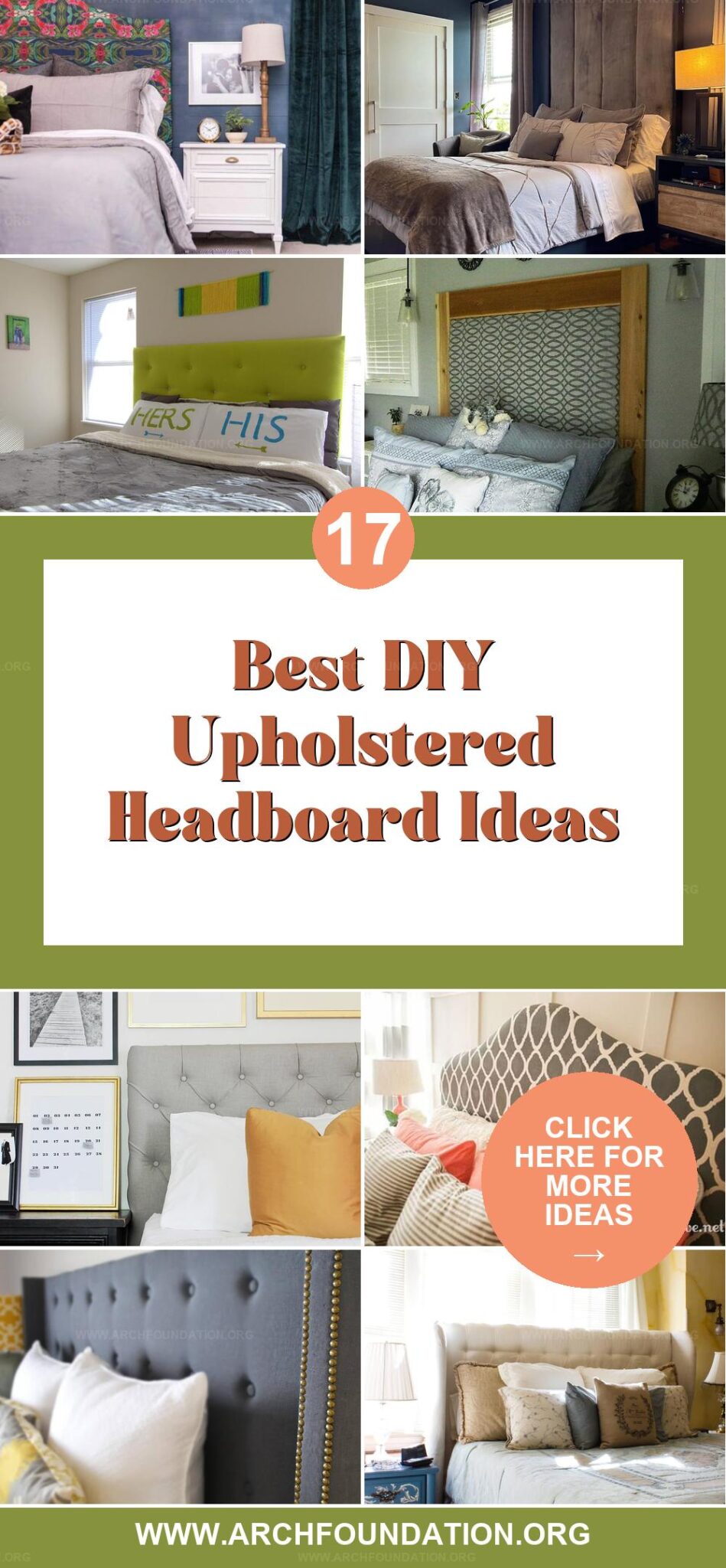 17 Stylish DIY Upholstered Headboard Ideas for Your Bedroom