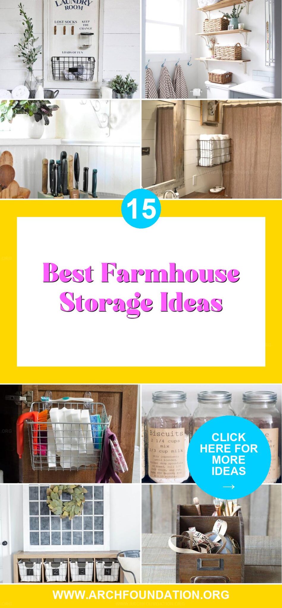 15 Stylish Farmhouse Storage Ideas to Tidy Your Home