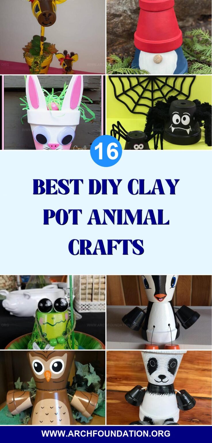 16 Unique DIY Clay Pot Animal Crafts for a Playful Home Decor