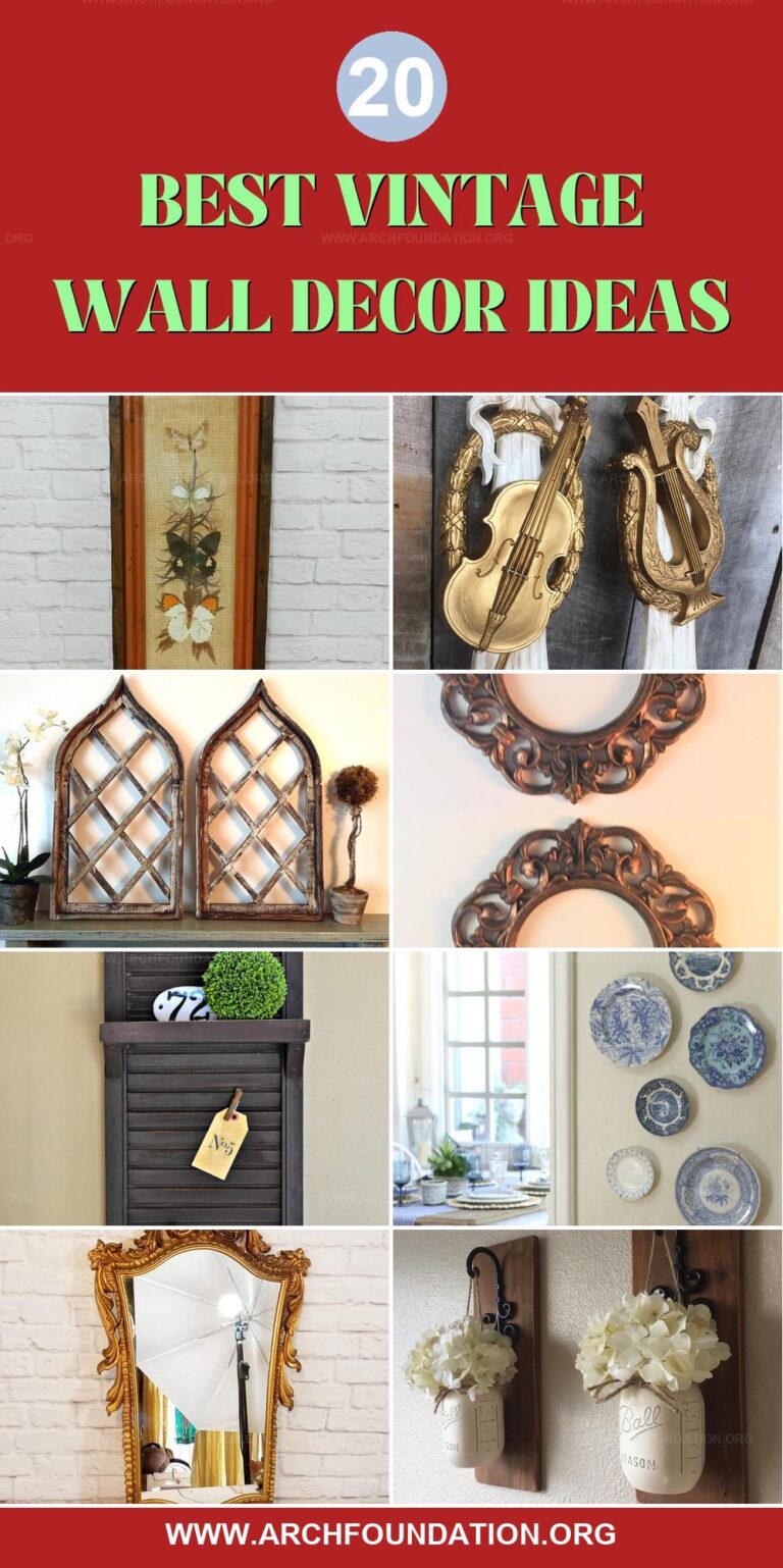 20 Elegant Vintage Wall Decor Ideas for a Timeless Look